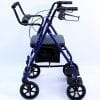 R-4602-T - Two in One Rollator / Transport Chair 8 Inch Wheels