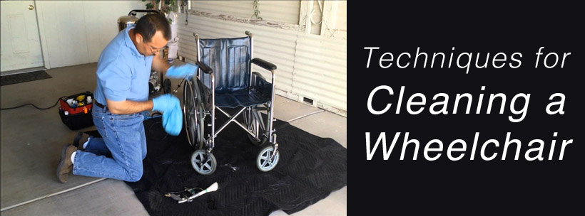Techniques for Cleaning a Wheelchair | KarmanHealthcare.com